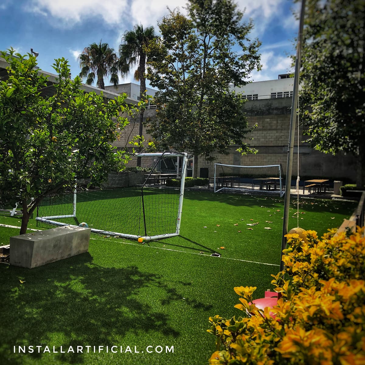 Sports & Gyms artificial grass and synthetic turf installation
